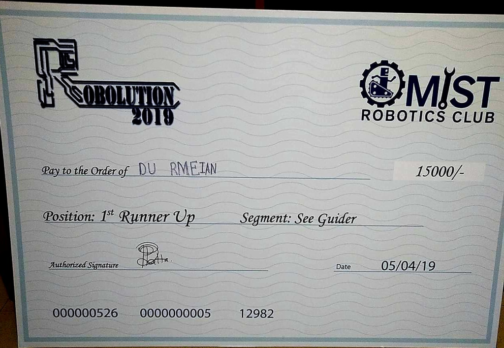 Robot competition in Robolution 2019 – Department of Robotics And ...